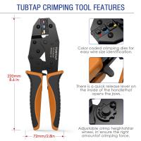 China Industrial Wiring Ferrule Kit Crimping Tools Anticorrosive Portable for sale