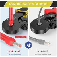China Practical Alloy Ferrule Crimping Tool Kit , Anti Abrasion Crimping Pliers Set for sale