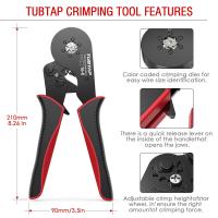 China Multifunctional Wire Crimper Set Rustproof Hexagonal Style 0.92kg for sale