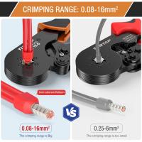 China Portable Durable Wire Crimping Tool Kit , Alloy Crimping Tool And Terminal Kit for sale