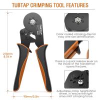 China Portable Durable Wire Crimping Tool Kit , Alloy Crimping Tool And Terminal Kit for sale