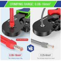 China Hexagonal Electrical Wire Crimper Set 1150 Pieces Terminals For 0.05-16mm2 for sale
