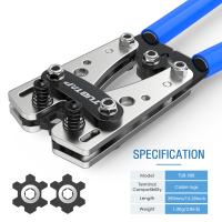 China Portable Durable Cable Crimping Tool For Copper Lugs 6mm2-50mm2 for sale