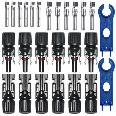 China AWG 14-10 Solar Panel Wire Connectors Multipurpose 6 Pairs for outdoor for sale