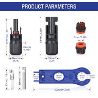 China Durable MC4 Branch Solar PV Connectors Male Female 8 Pairs Waterproof for sale