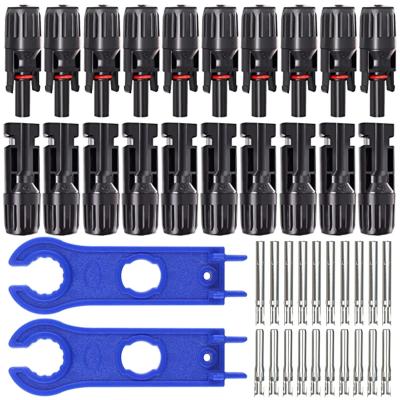 China Practical Solar Panel Connectors , Multipurpose MC4 Female Connector 10 Pairs for sale