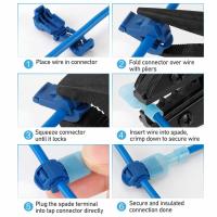 China Practical Electrical Wire Disconnect Terminal Quick Splice Portable T Tap 480pcs for sale