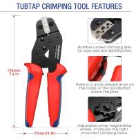 China Ergonomic PV Solar Crimping Tool Kit Multicolor Anti Abrasion for sale