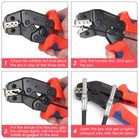 China Ergonomic PV Solar Crimping Tool Kit Multicolor Anti Abrasion for sale