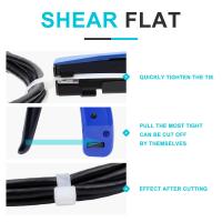 China Plastic Fastening Cable Tie Gun Cutter Ergonomic Design Adjustable for sale