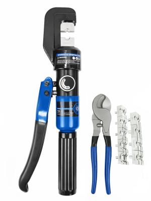 China Multicolor Hydraulic Battery Lug Crimper , Hydraulic Battery Cable Wire Crimping Tool for sale