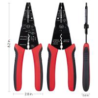China 8 Inch 3 On 1 Wire Stripper Tool Cutter Multifunctional 0.2kg for sale