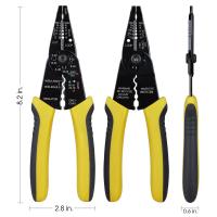 China ISO Multicolor Wire Stripper Tool Cutter Multi Function Durable for sale