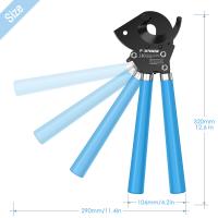 China Practical Ratchet Cable Cutter Tool Up To 600 MCM 300mm2 Blue Color for sale