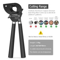 China Automotive Alloy Cable Cutter Tool Ratchet Type Multipurpose for sale