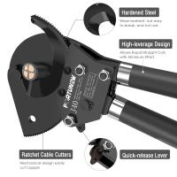 China Automotive Alloy Cable Cutter Tool Ratchet Type Multipurpose for sale