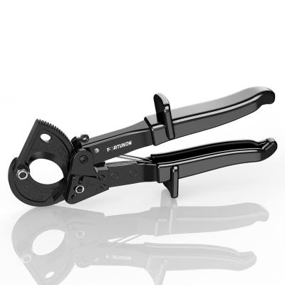 China Multipurpose Black Hand Ratchet Cable Cutters For Automotive Work for sale