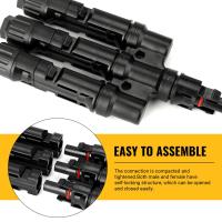 China ISO Y Branch Solar PV Connectors FMMM+MFFF 1 Pairs Multipurpose for sale