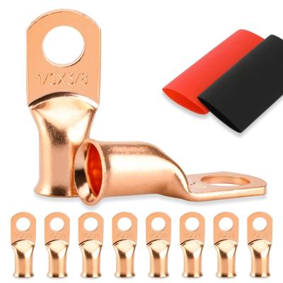 China Durable Battery Terminal Ring Connector , Anti Corrosion Car Battery Ring Connectors 8pcs for sale