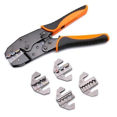 China Nylon Heat Shrink Crimping Tool Set , Non Insulated Ratcheting Ferrule Crimper for sale