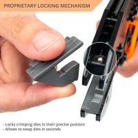 China Nylon Heat Shrink Crimping Tool Set , Non Insulated Ratcheting Ferrule Crimper for sale