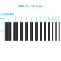 China Lightweight Adhesive Heat Shrink Tubing 2:1 Ratio 900pcs Weather Resistant Practical for sale