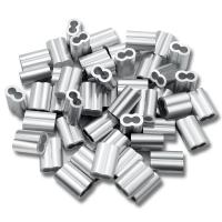 China ISO Aluminum Wire Crimp Sleeves Lightweight 1/4