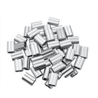 China Rustproof Aluminum Crimping Loop Sleeve Weather Resistant Anti Corrosion for sale