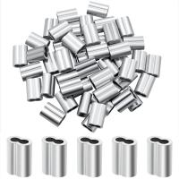 China Lightweight Antirust Cable Crimp Sleeve , Anticorrosive Aluminium Crimping Loop for sale