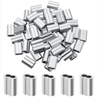 China Lightweight Antirust Cable Crimp Sleeve , Anticorrosive Aluminium Crimping Loop for sale