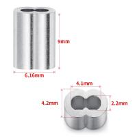China Lightweight Antirust Cable Crimp Sleeve , Anticorrosive Aluminium Crimping Loop for sale