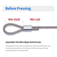 China Lightweight Antirust Cable Crimp Sleeve , Anticorrosive Aluminium Crimping Loop for sale