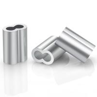 China Lightweight Antirust Cable Crimp Sleeve , Anticorrosive Aluminium Crimping Loop for sale