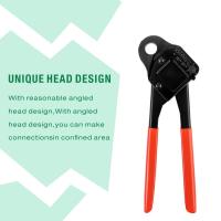 China Ergonomic PEX Crimping Tool Lightweight For 1/2 Inch Copper Rings for sale