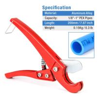 China Flexible Durable PEX Crimping Tool Pipe Cutters For 1/8