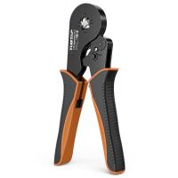 China AWG 23-10 Ferrule Wire Crimper Tool Alloy Steel Brass Material for sale