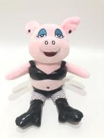China Recording Repeating Bikini Pig Plush Toy 100% PP Cotton Soft Animated Baby Gift for sale