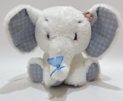 China Plush Elephant Toy Soft Stuffed Animal Gift for Kids 30cm Cute Lovely Design for sale