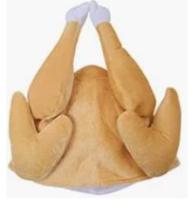 China Plush Turkey Hat Drumstick Headbands Turkey Legs Boppers for Halloween Thanksgiving 2 Pack for sale