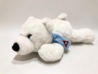 China 100% PP Cotton Stuffed Polar Bear Plush Toy 30cm Soft Christmas Gift for Kids for sale