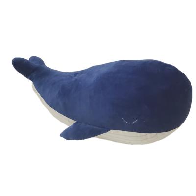 China Giant Stuffed Whale Toy 120cm Large Plush for Home Decoration Gift BSCI Certified for sale