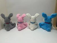 China Sing and PLA Bunny Stuffed Animal Plush Toy 24cm for Baby Shower Infant Gift for sale