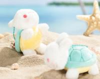 China 10cm Plush Turtle Keychain with PP Cotton Filling - Customizable Stuffed Animal Keychains for Bags and Decor for sale