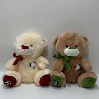 China New Style 2 Colors World Cup Plush Bears with Music 18.5 Inch for Boys Football Lovers Stuffer Toys BSCI Factory for sale