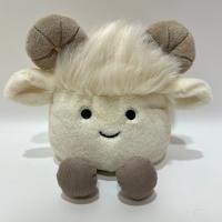 China Microwavable Plush Goat Toy French Lavender Scent 30cm Warmies Heatable Plush for Kids EU Standard for sale