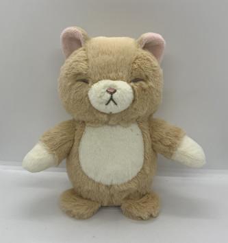 China Talking Plush Cat Toy Repeats What You Say Interactive Animated Gift for Toddlers 30cm for sale