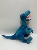 China 36cm Tie-Dye T-Rex Dinosaur Plush Toy 100% PP Cotton Stuffed Animal for Kids for sale