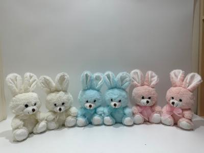 China 20CM 8 Inch Easter Plush Bunny Rabbit Stuffed Animal with Bowtie - Custom Colors Available with 60-70 Day Delivery for sale