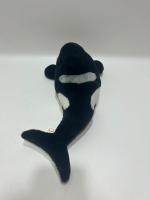 China 35cm Black Dolphin Plush Toy 100% PP Cotton Soft Stuffed Animal Gift for Kids for sale