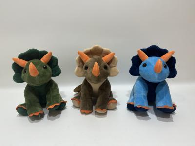 China 20cm Soft Plush Sitting Dinosaur Toy 100 PP Cotton Stuffed Animal Gift for Kids for sale
